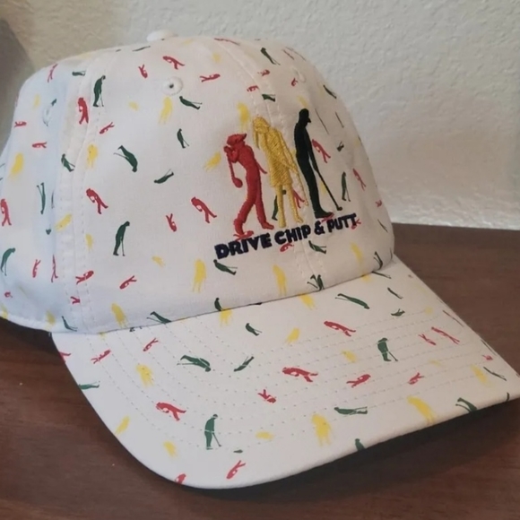 Drive Chip Putt | Accessories | White Drive Chip Putt Golf Hat ...